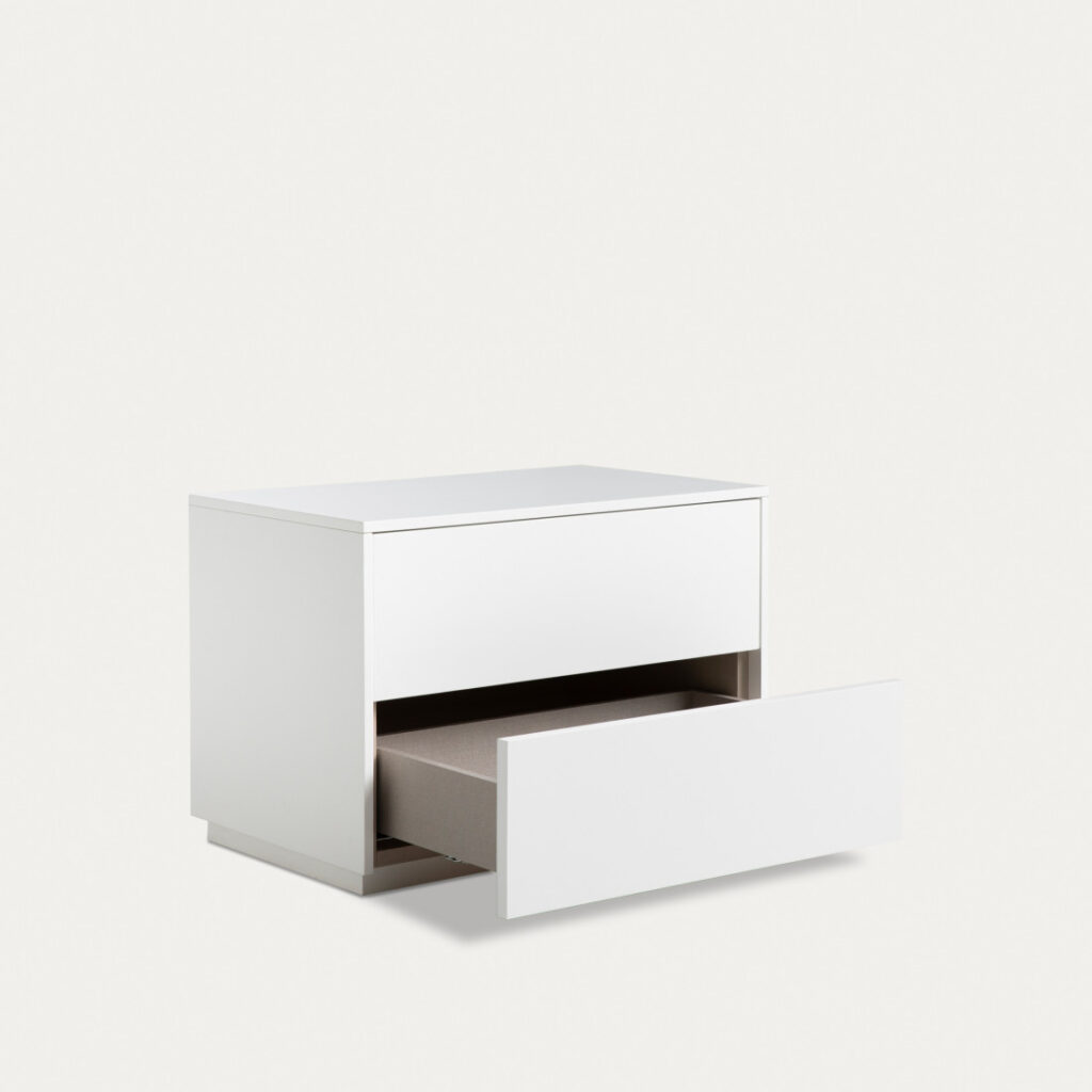 Modern White Bedside Table | Urban Crafts Bloemfontein